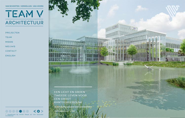 Website Team V Architectuur gelanceerd | Architectuur.ORG