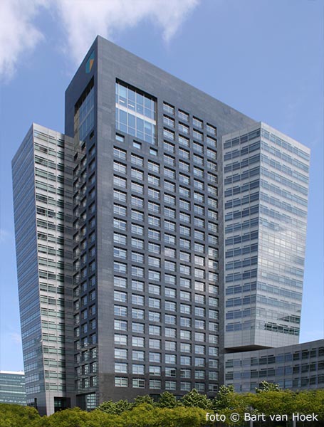 Hoofdkantoor ABN AMRO, Amsterdam, H. Cobb | Architectuurgids