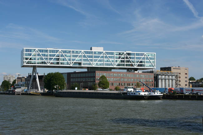 Kantoorgebouw De Brug, Rotterdam, JHK Architecten | Architectuurgids