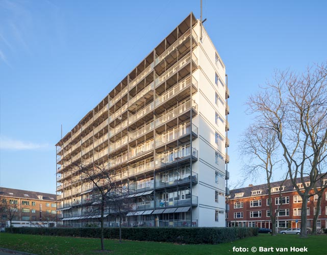 Bergpolderflat, Rotterdam, Brinkman en Van der Vlugt | Architectuurgids
